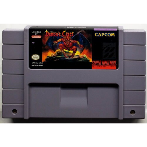 Demon Crest for SNES Consoles Working Cartridge NTSC or - Etsy