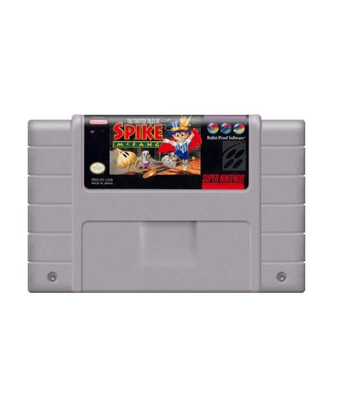 The Twisted Tale of Spike Mcfang - for SNES Console - Working Cartridge ...