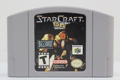 Starcraft 64 1996 Game for N64 Consoles Working Cartridge / Game Pak ...