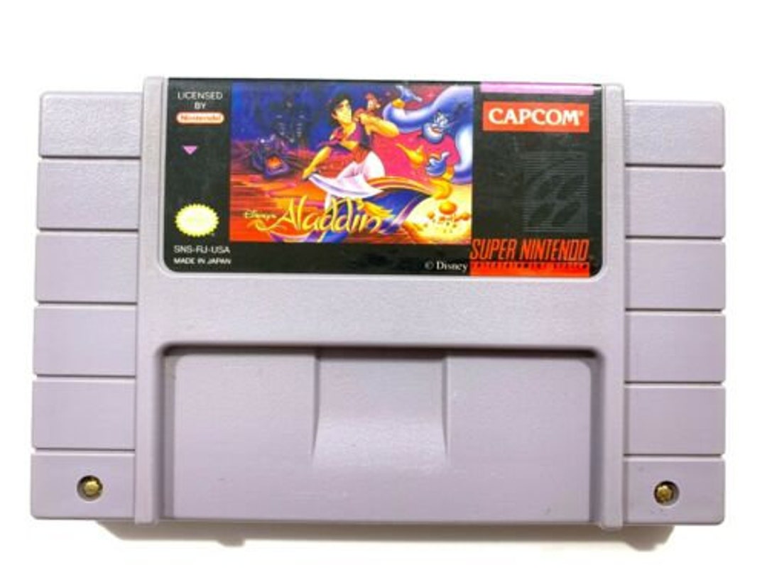 Aladdin for SNES Consoles Working Cartridge NTSC or PAL Region ...