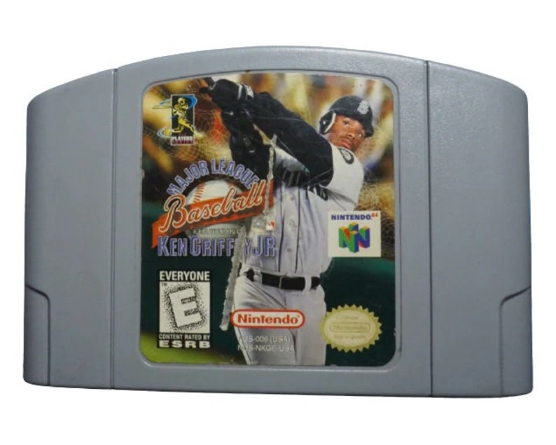 Major League Baseball Ken Griffey Jr. - for N64 Consoles - Working Cartridge / Game Pak - NTSC ...
