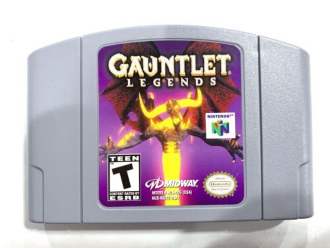 Gauntlet Legends - for N64 Consoles - Working Cartridge / Game Pak ...