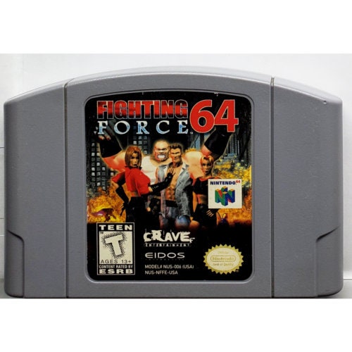 Fighting Force 64 for N64 Consoles Working Cartridge / Game Pak NTSC or ...