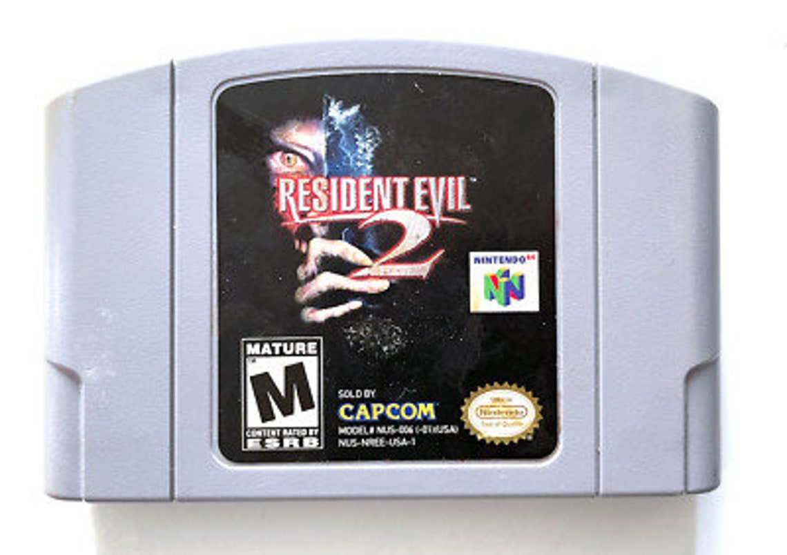 Resident Evil 2 1996 Game for N64 Consoles Working - Etsy