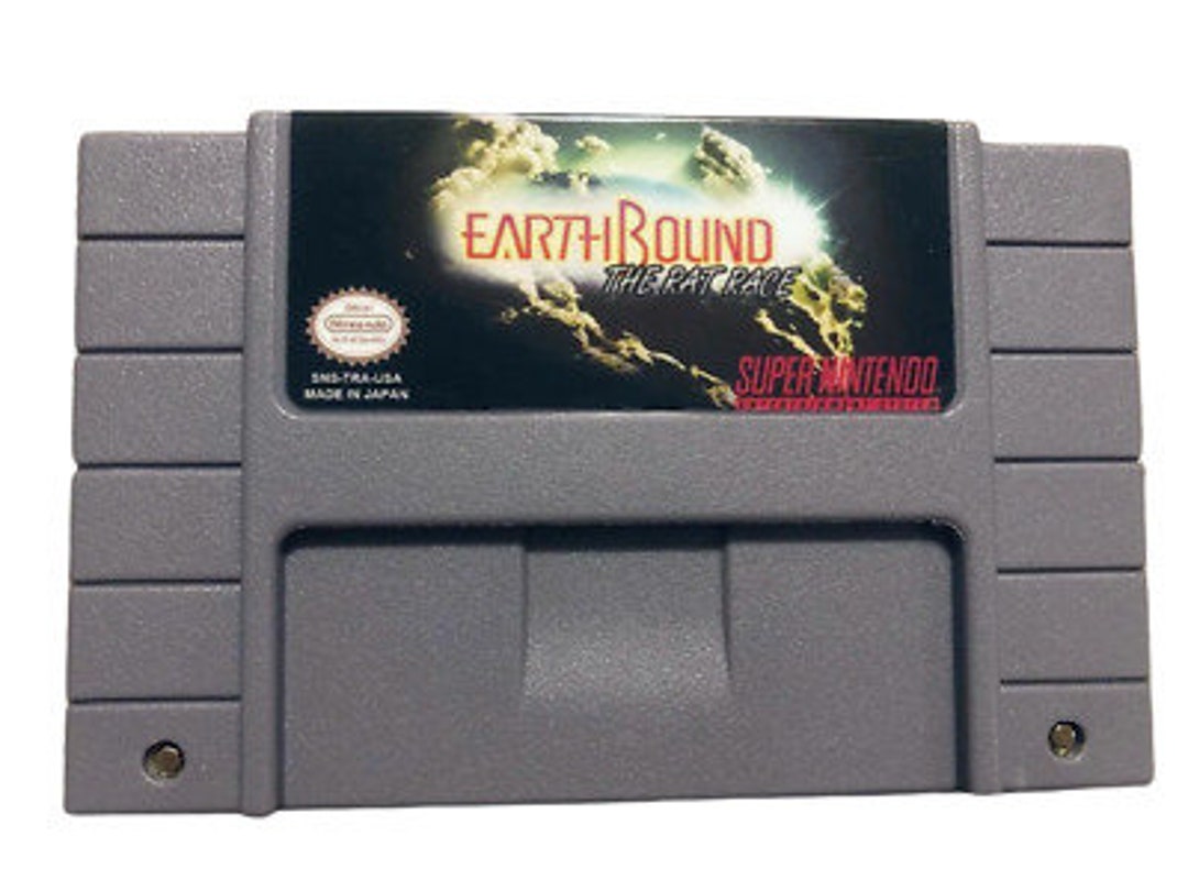 Earthbound: the Rat Race - for SNES Console - Working Cartridge - NTSC ...