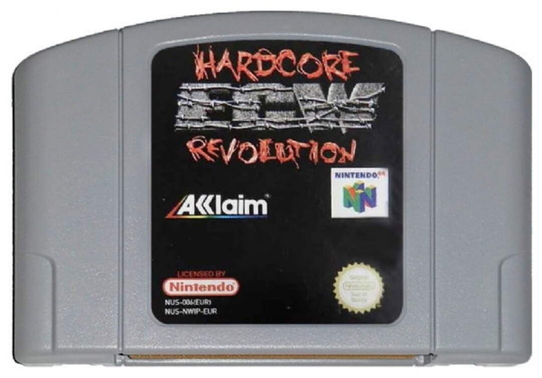ECW Hardcore Revolution for N64 Consoles Working Cartridge Game Pak NTSC or PAL Region Great Condition Etsy