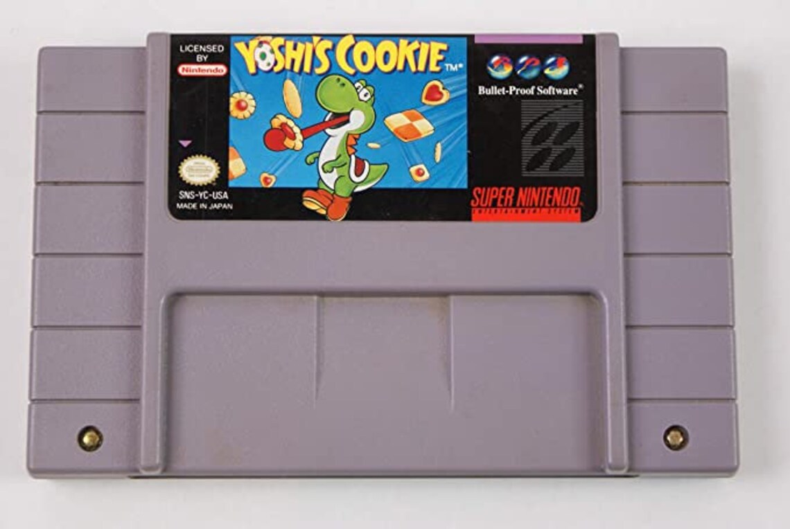 Yoshis Cookie for SNES Consoles Working Cartridge NTSC or PAL Region Fantastic Condition // Role ...