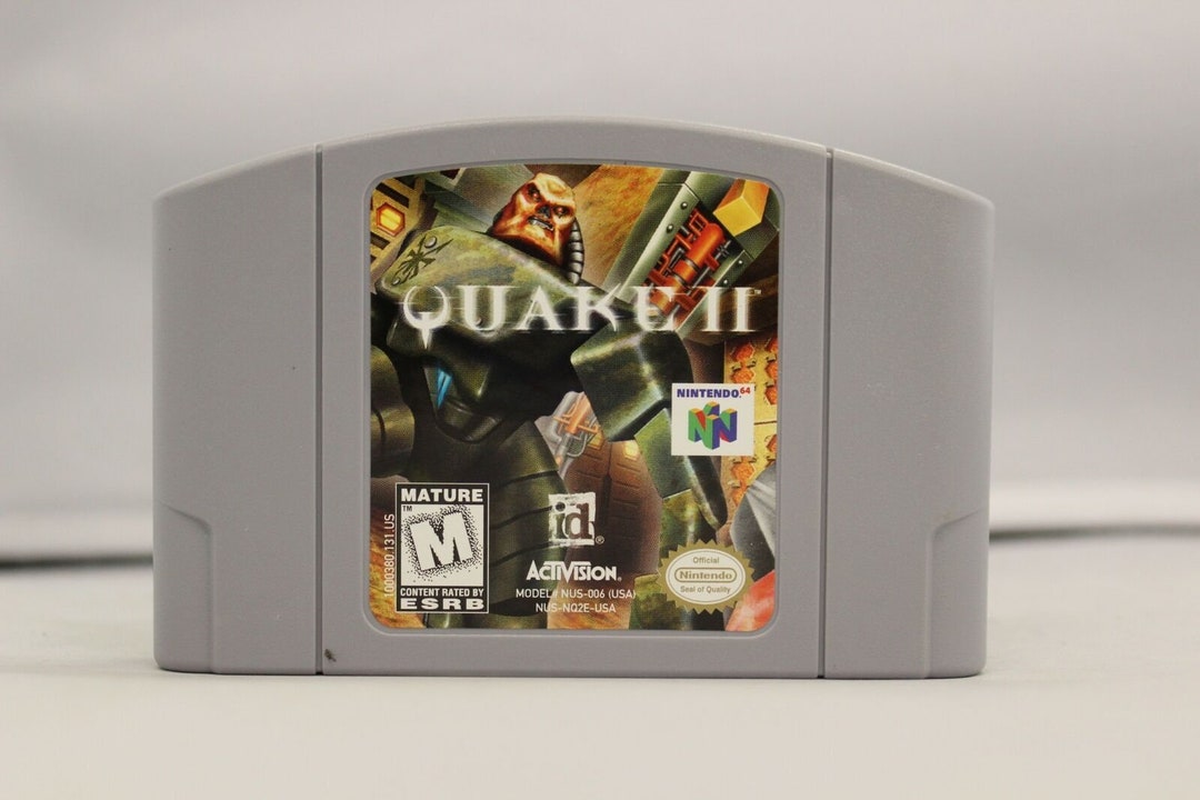 Quake II for N64 Consoles Working Cartridge / Game Pak NTSC or PAL ...