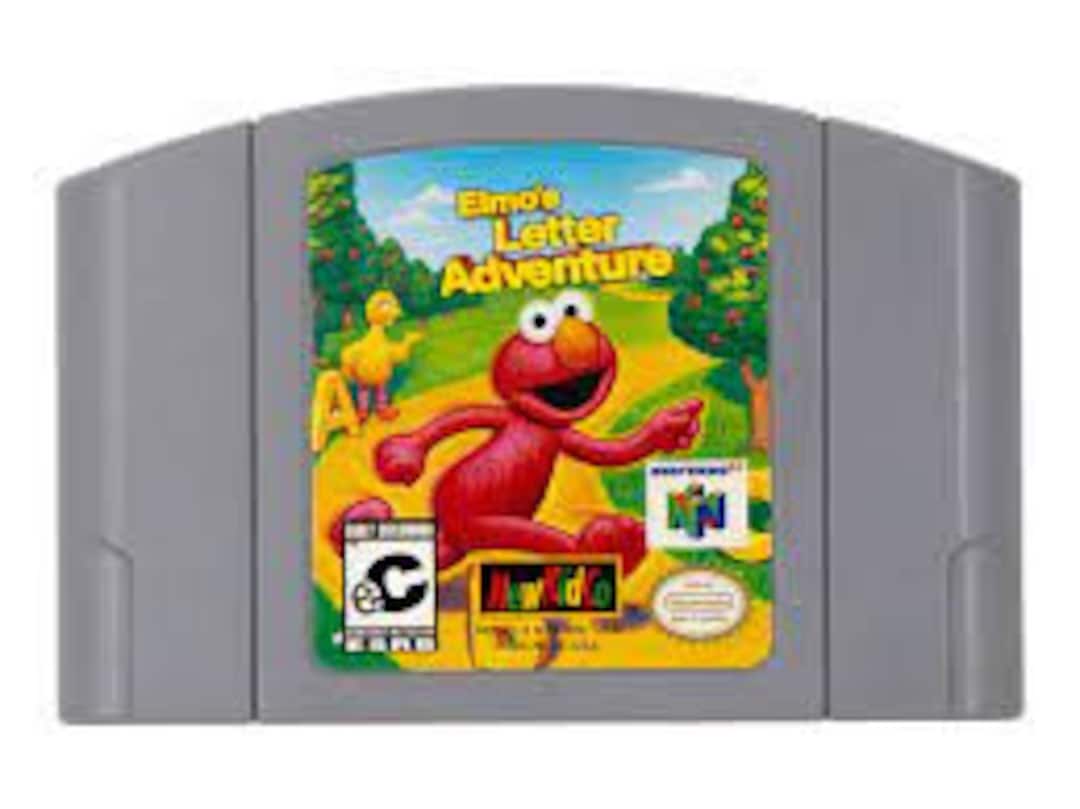 Elmo’s Letter Adventure - for N64 Consoles - Working Cartridge / Game ...