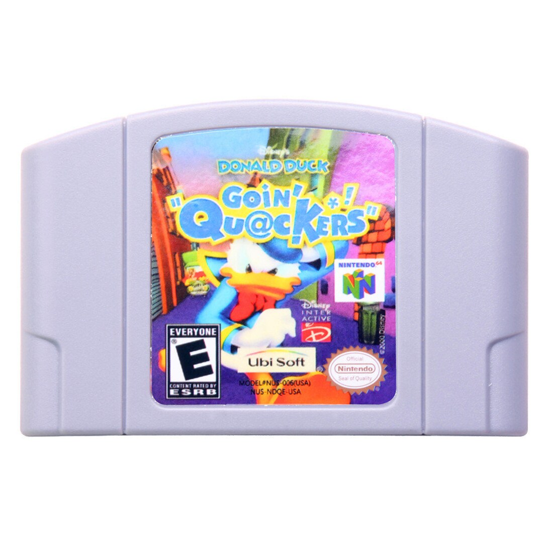 Donald Duck: Goin’ Quackers - for N64 Consoles - Working Cartridge ...