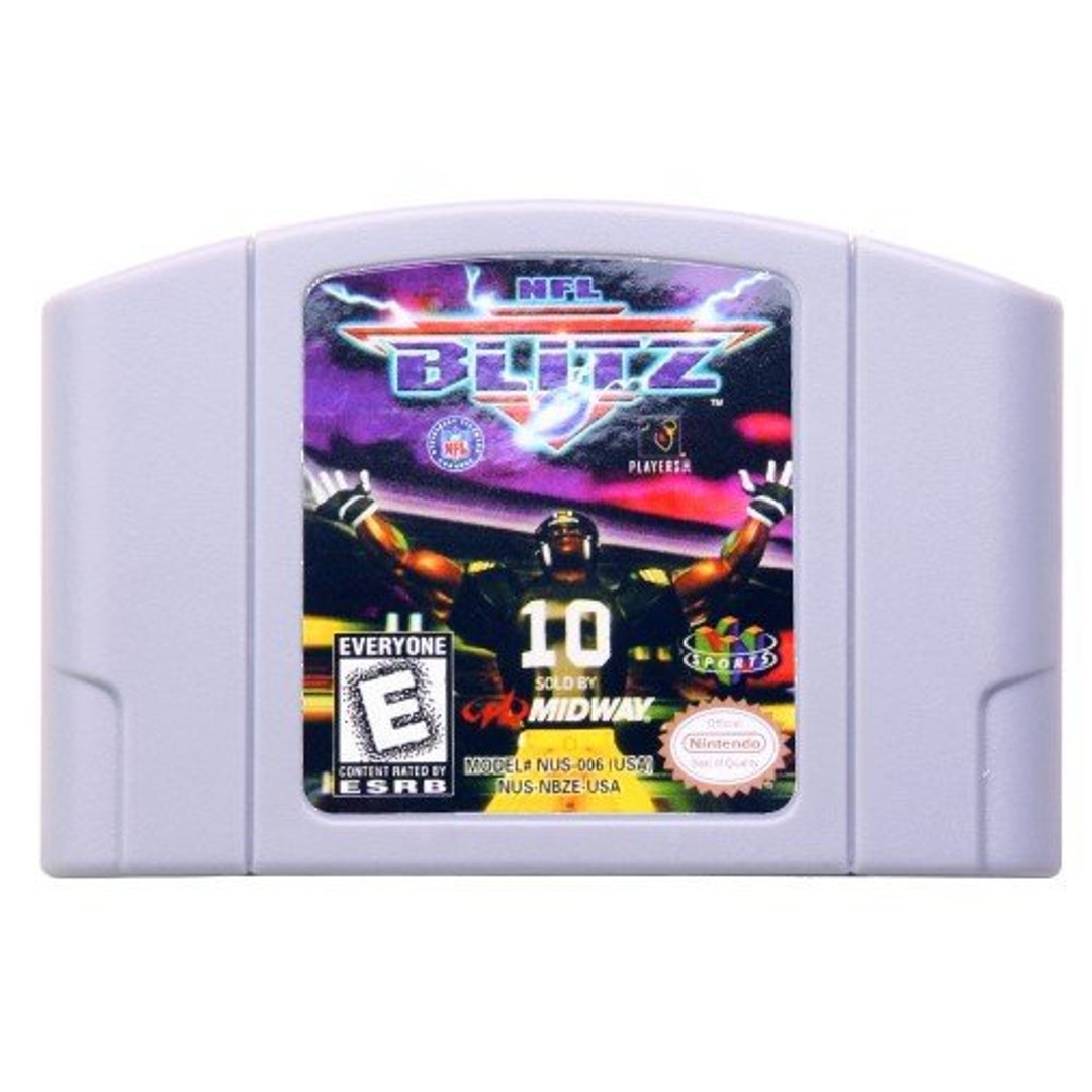 NFL Blitz 2000 - 1996 Game - for N64 Consoles - Working Cartridge ...