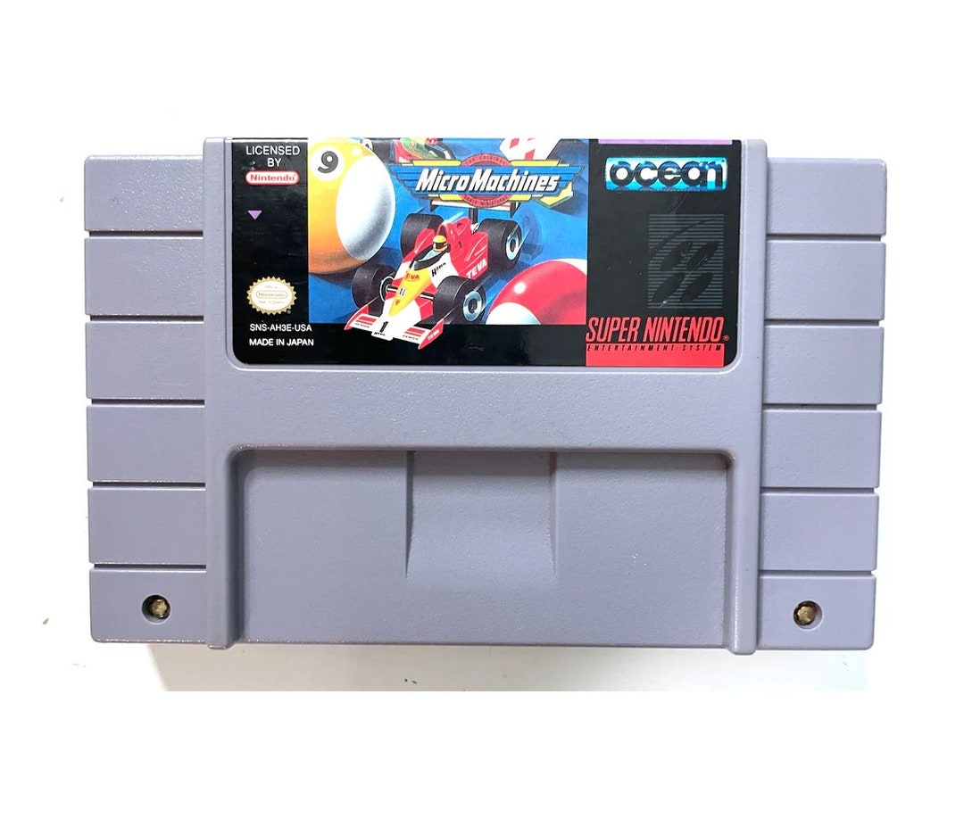 Micro Machines - for SNES Console - Working Cartridge - NTSC or PAL ...