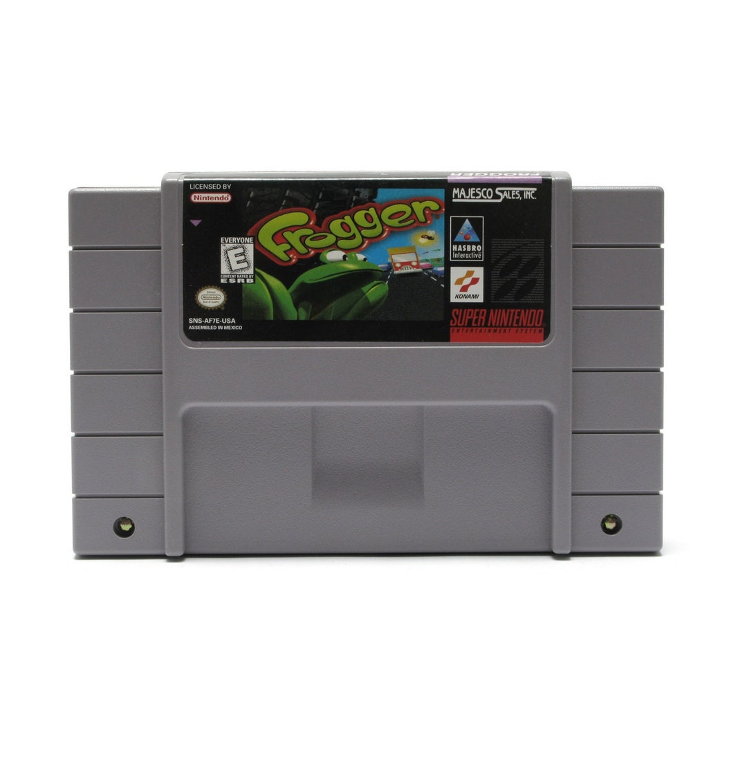 Frogger - for SNES Console - Working Cartridge - NTSC or PAL Region ...