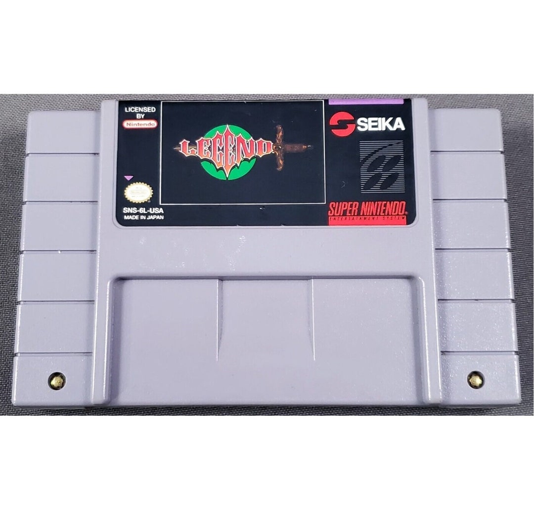 Legend - for SNES Console - Working Cartridge - NTSC or PAL Region ...