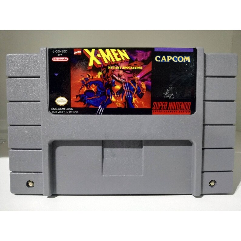 Xmen: Mutant Apocalypse for SNES Consoles Working Cartridge NTSC or PAL ...