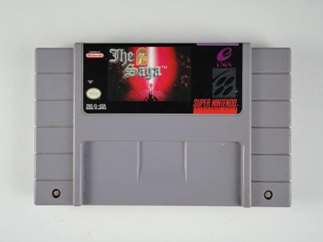 The 7th Saga - for SNES Console - Working Cartridge - NTSC or PAL ...
