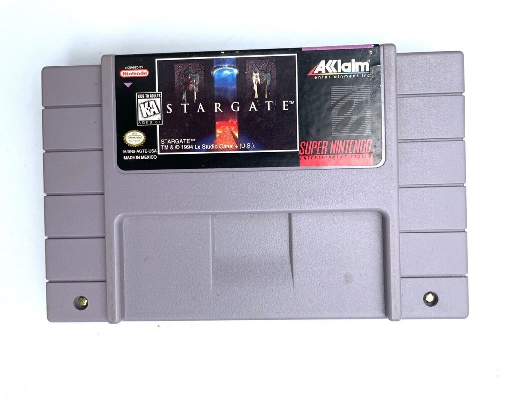 Stargate - for SNES Console - Working Cartridge - NTSC or PAL Region ...