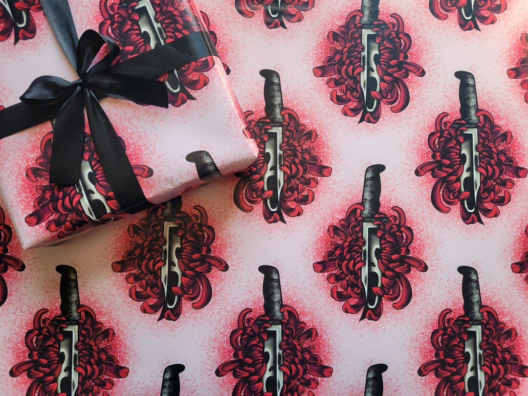 Killer Chrysanthemum Grimwrap | Horror Movie Wrapping Paper, Scream ...