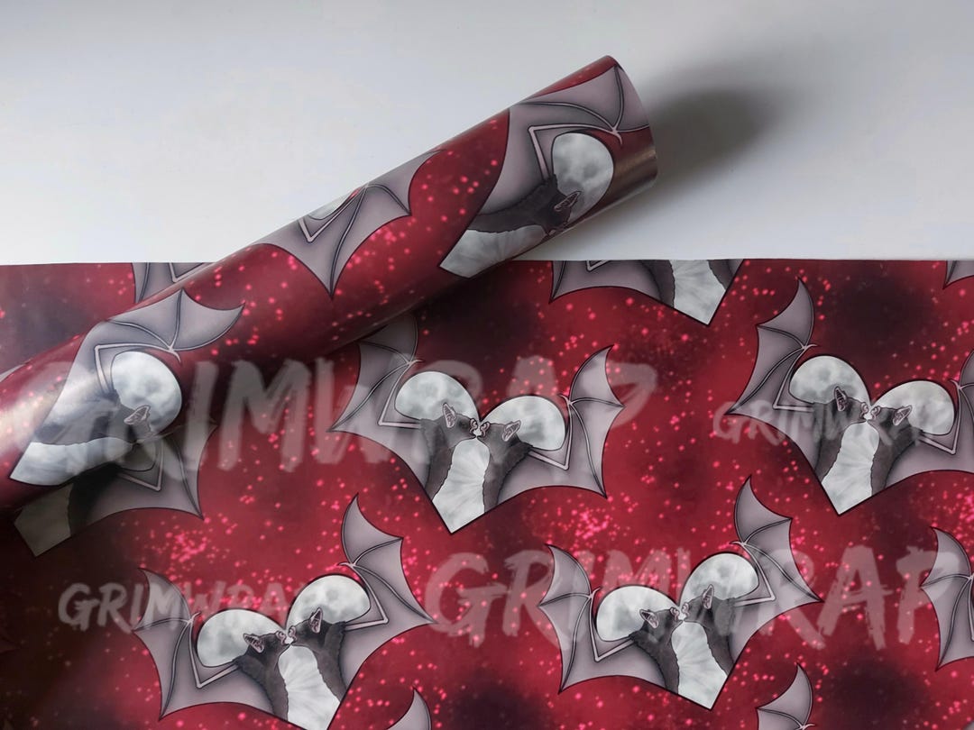 Batty for You Grimwrap | Gothic Anniversary Wrapping Paper, Gift Wrap ...