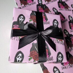 Scream, It's Your Birthday Grimwrap Horror Movie Wrapping Paper, Scream ...