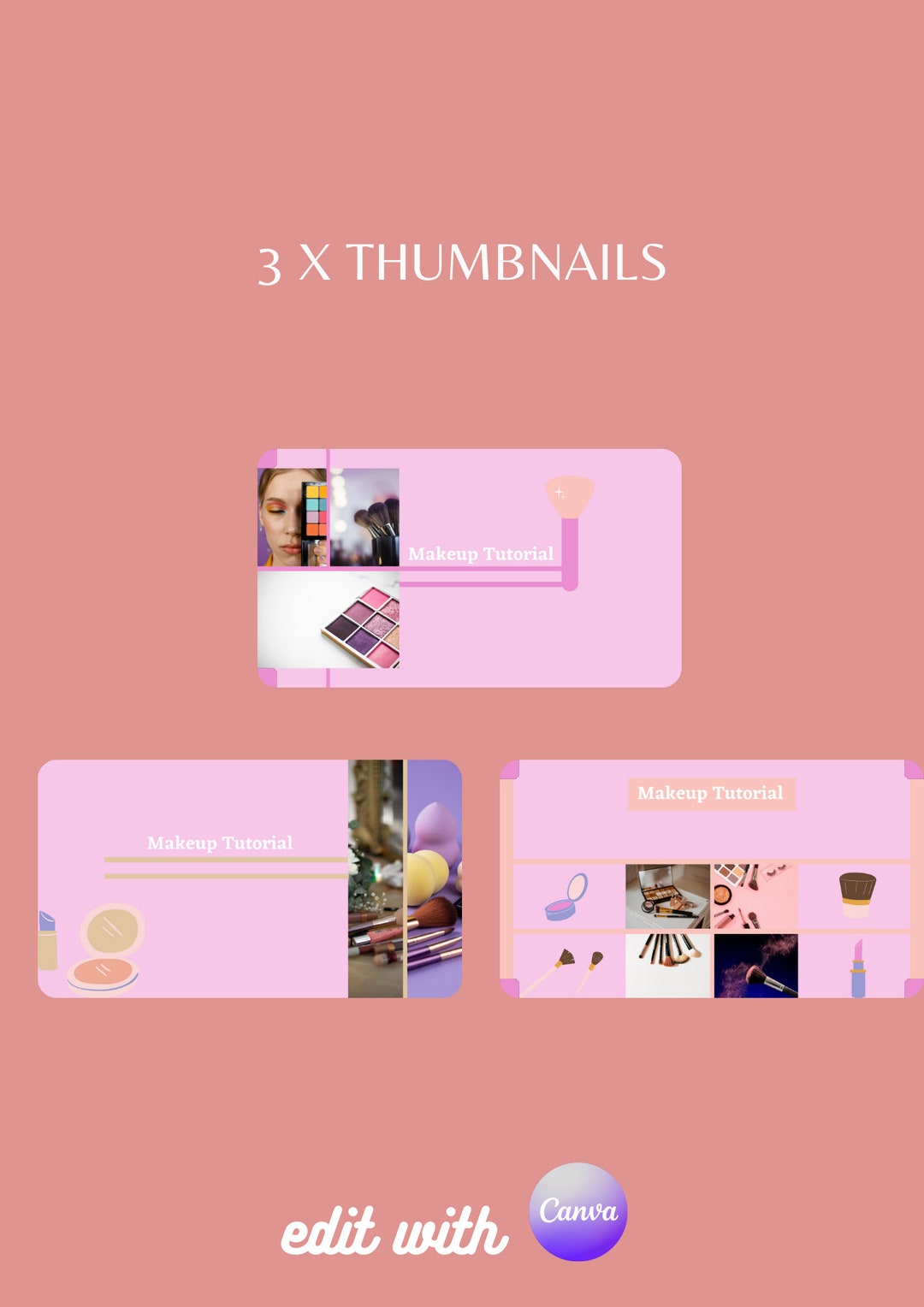 Editable Canva Templates Package, Youtube Channel Kit, Youtube Intro ...