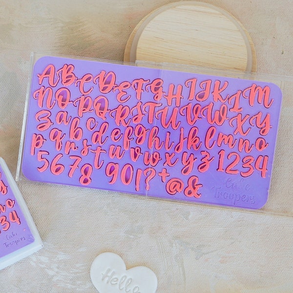 Fondant Letters - Etsy