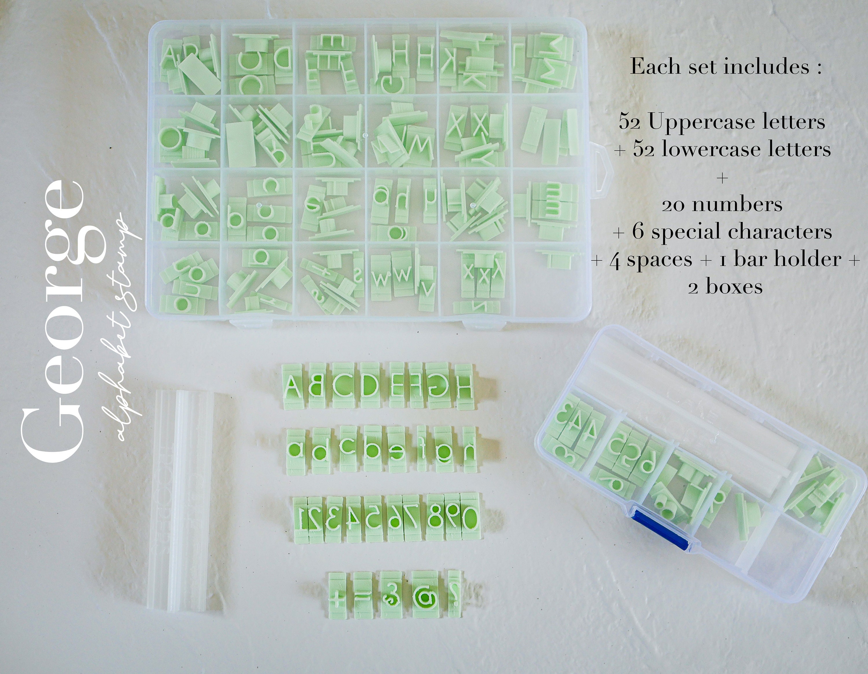 George Alphabet Stamp Cake Stamp Cake / Cookie Fondant - Etsy