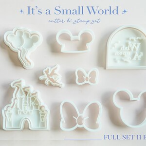It's A Small World 11 PCS Cookie Cutter & Embosser Set, 3D Printed ...