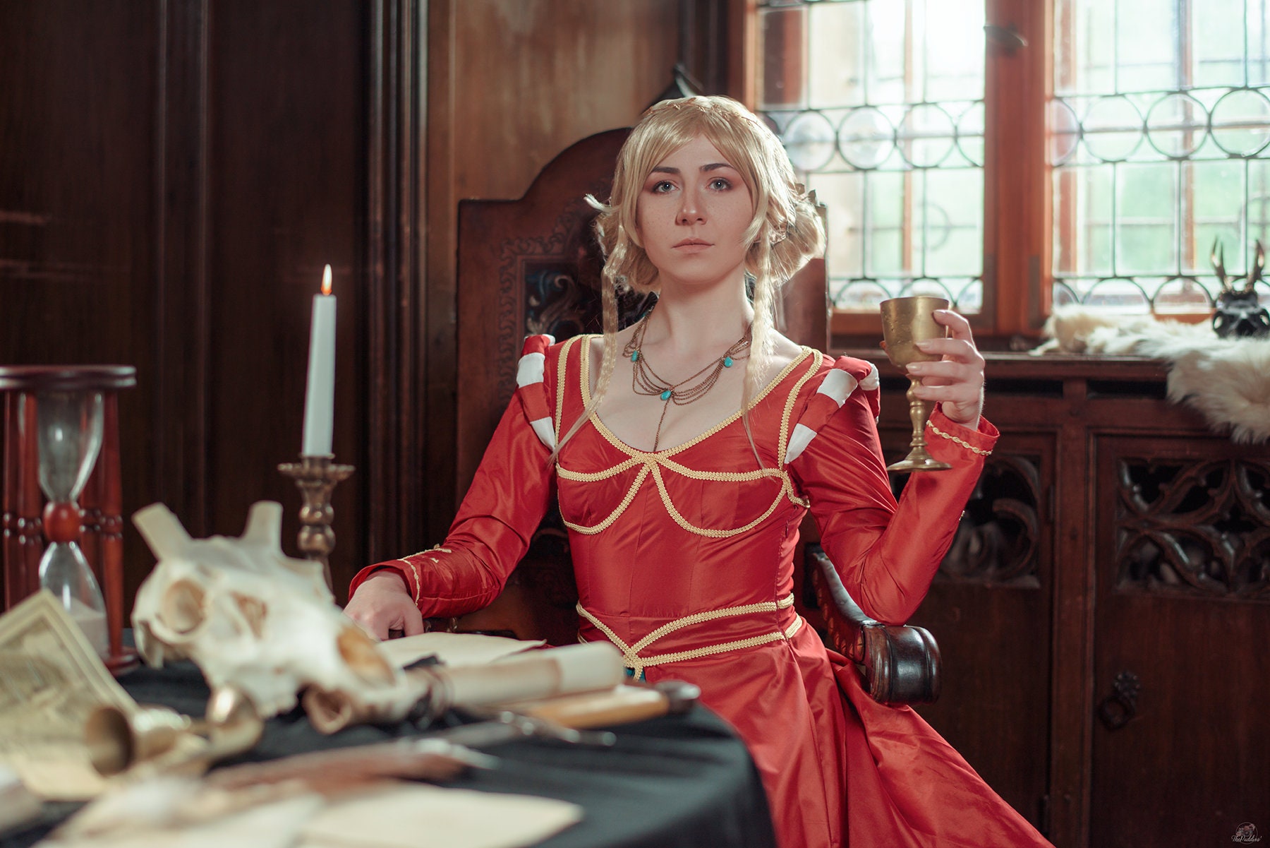 Francesca Witcher Sorceress Dress Lodge Findabair Elf Queen - Etsy