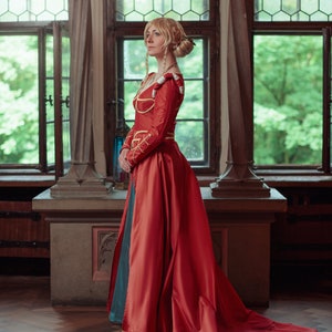 Francesca Witcher Sorceress Dress Lodge Findabair Elf Queen - Etsy