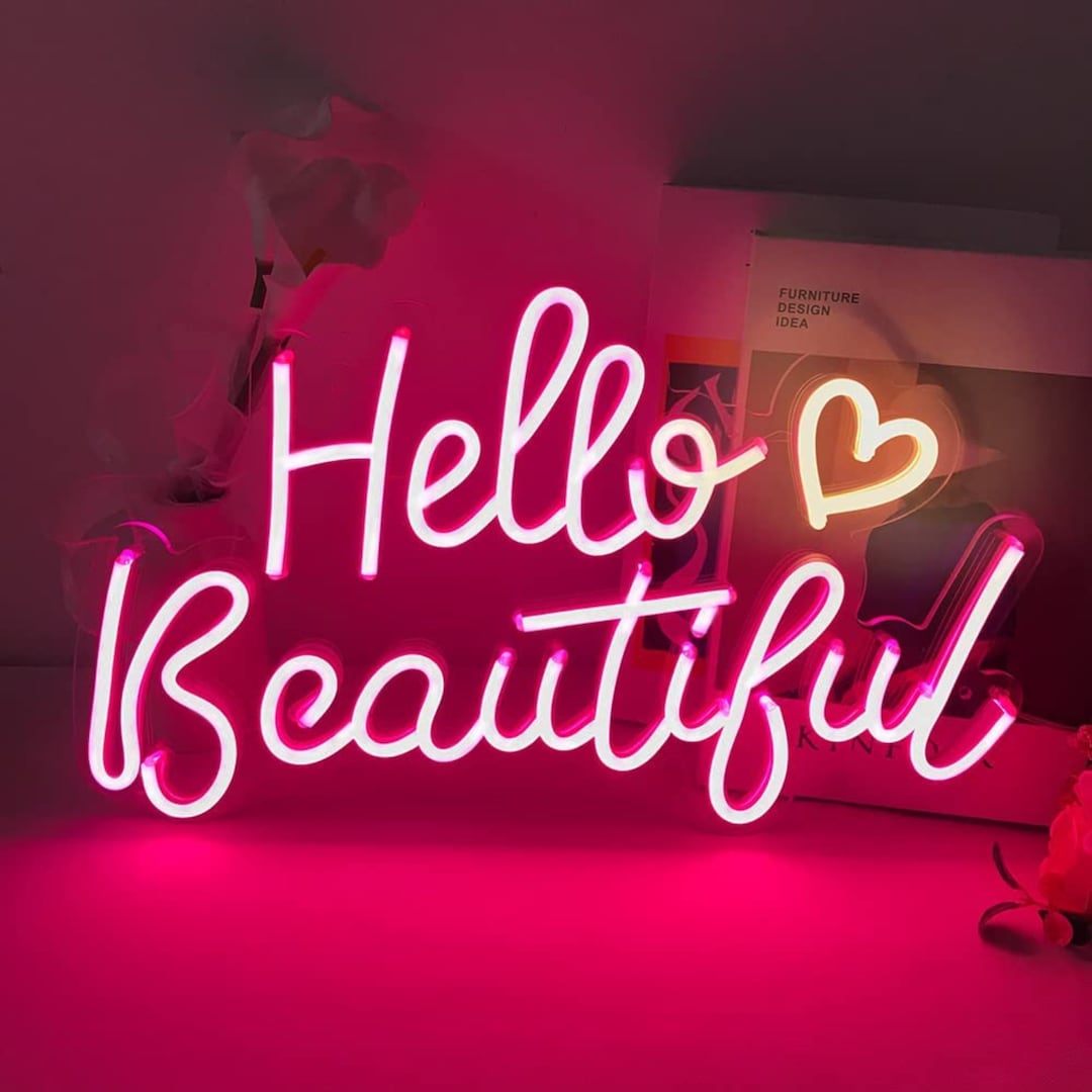 Custom Neon Sign Aesthetic Custom Neon Signs LED Neon Sign Neon Signs Wedding Neon Sign Home ...