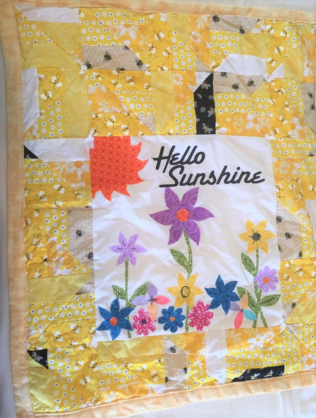 Hello Sunshine Baby Blanket - Etsy