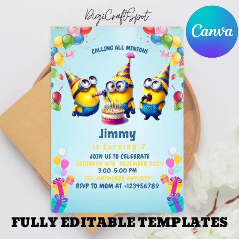 Minion Birthday - Etsy