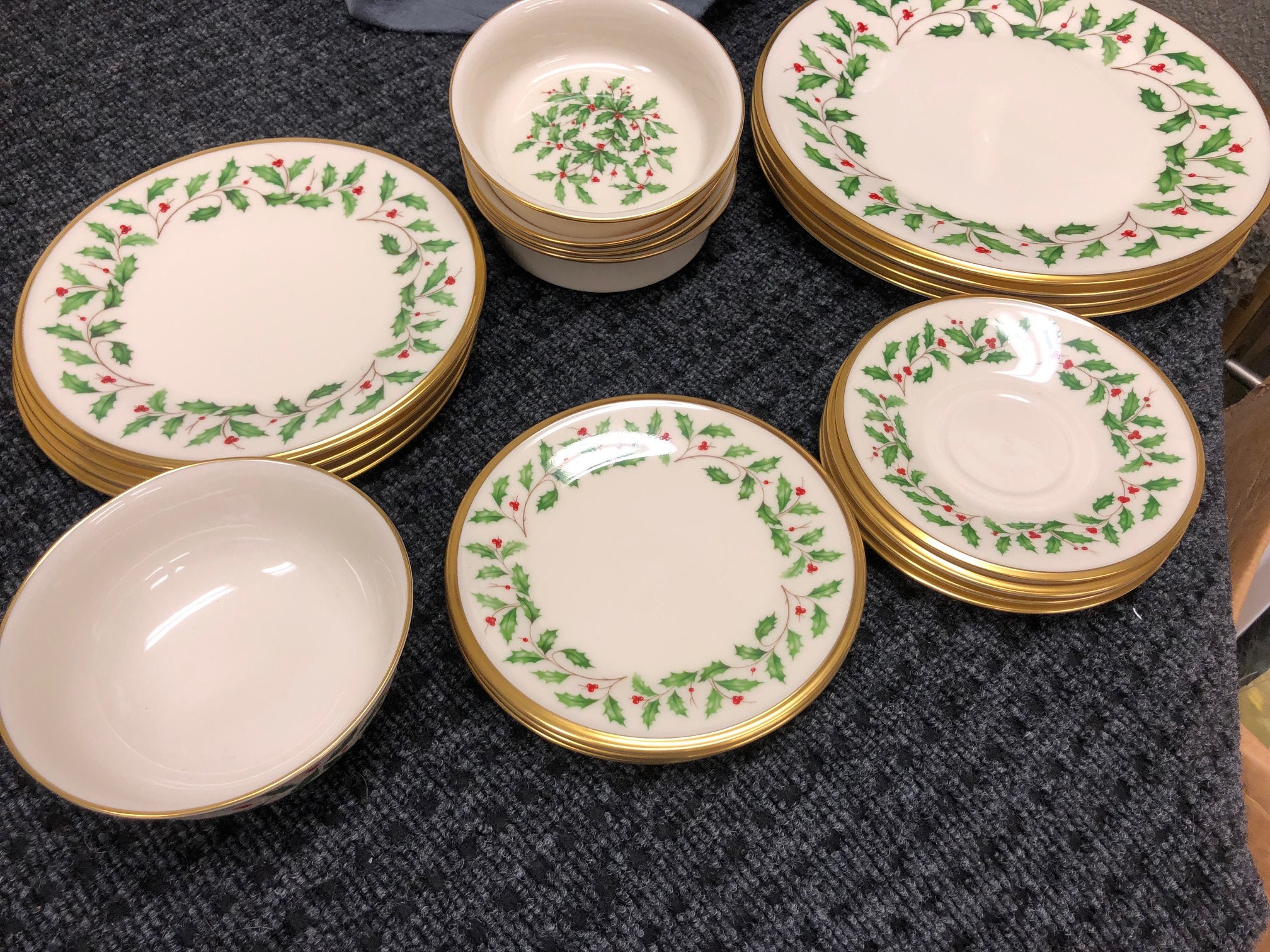 Lenox holiday Pattern Vintage China From the - Etsy
