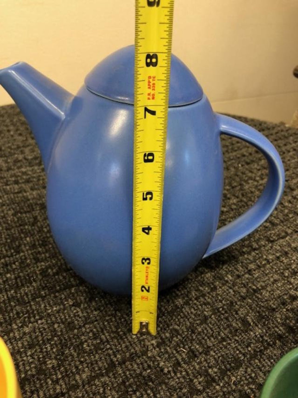 Mid Century Vintage Swedish Modern Teapot by Höganäs Keramik With 6 ...
