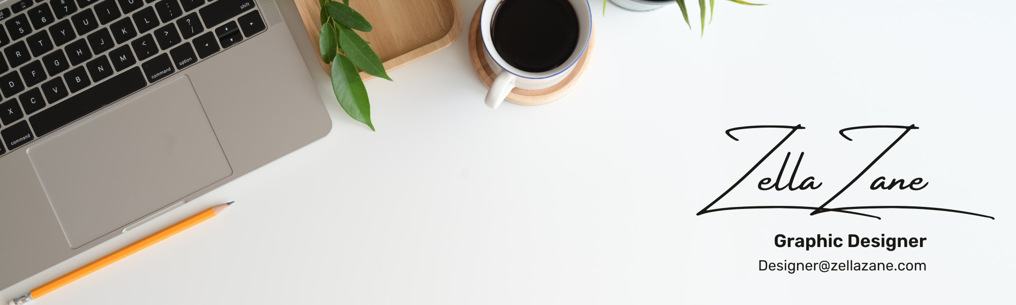 White Minimalist Profile Linkedin Banner - Etsy