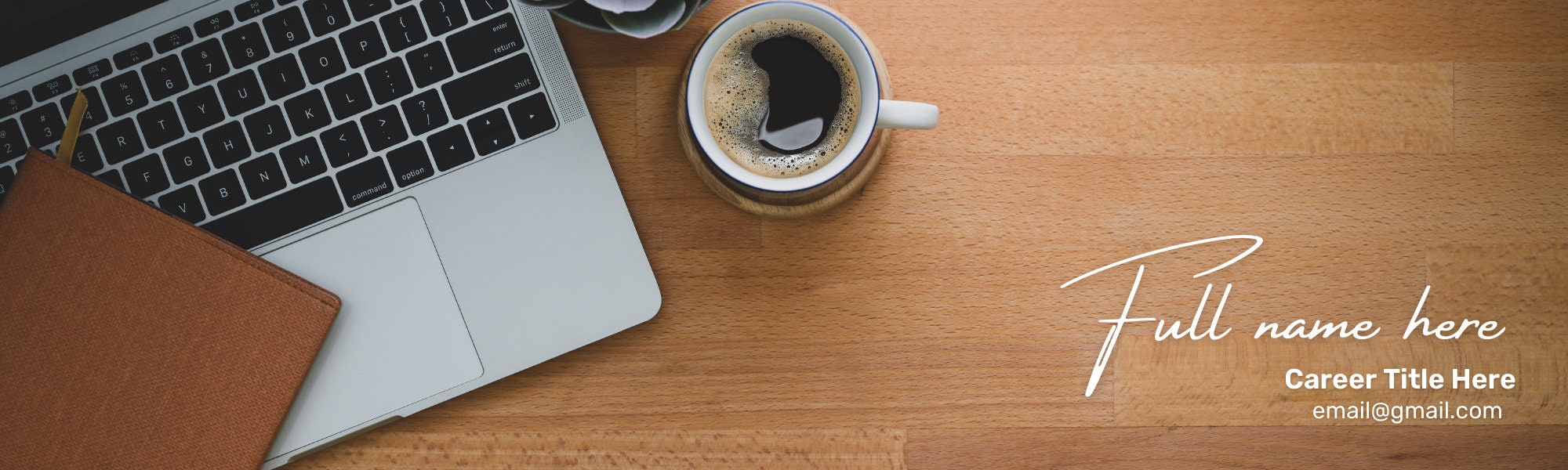 Wood Minimalist Linkedin Banner *digital* - Etsy