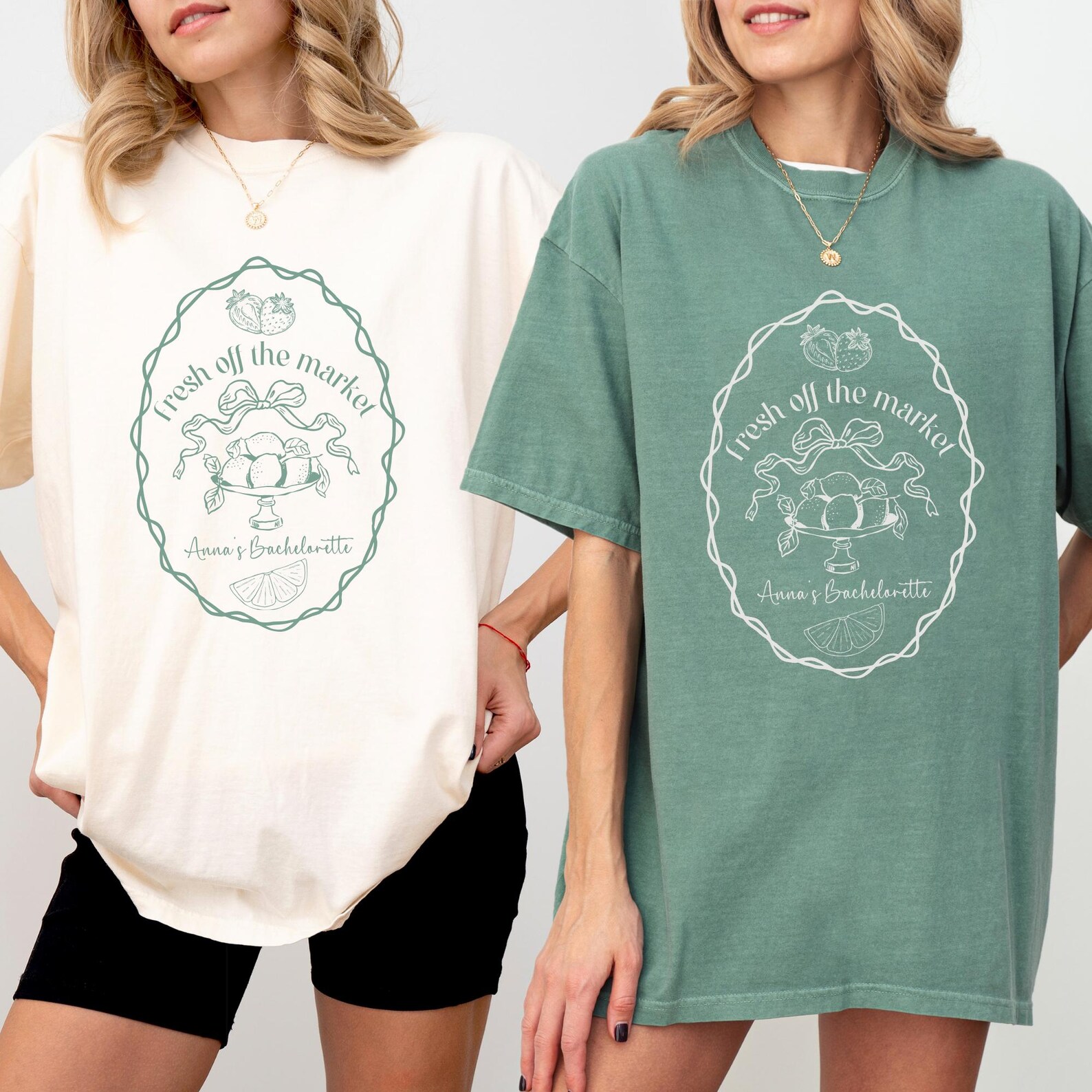 Fresh off the Market Bachelorette Party Shirts, Custom Bachelorette ...