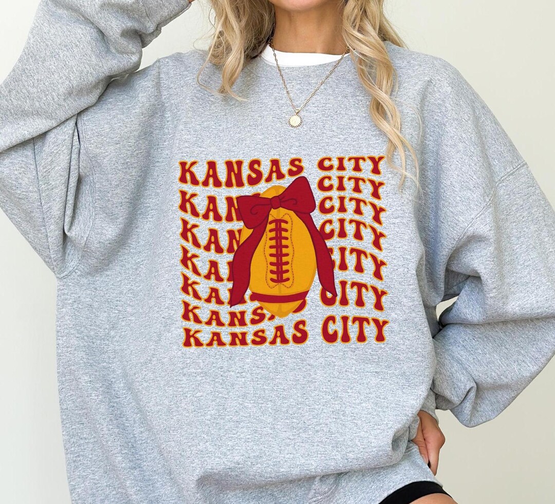 Kansas City Football Crewneck, KC Sweatshirt, Kansas City Gameday Shirt ...