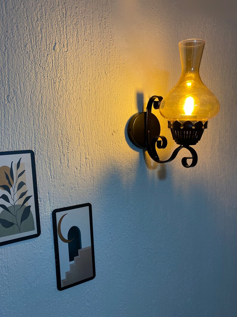 Gas Lantern Style Sconce Nostalgia Wall Sconce Gas Lamp - Etsy