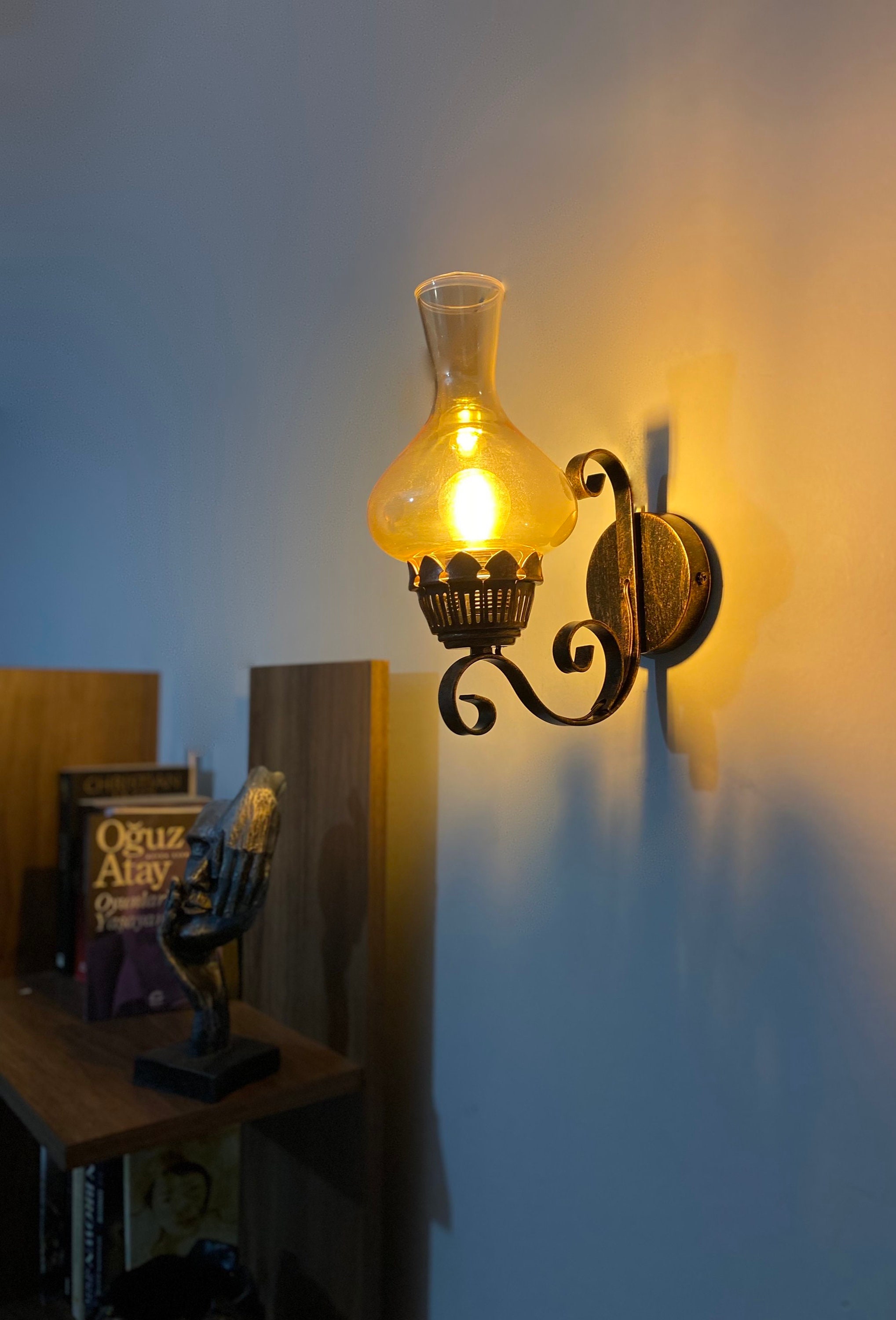 Gas Lantern Style Sconce Nostalgia Wall Sconce Gas Lamp Lighting Custom ...