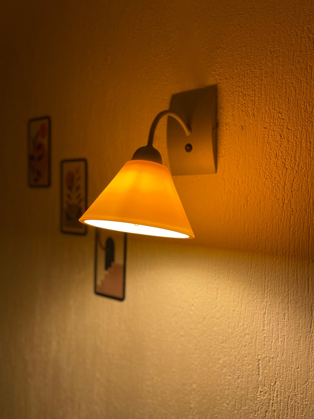 Scandinavian Wall Sconce Beige Heat Sconce Modern Wall Lighting - Etsy