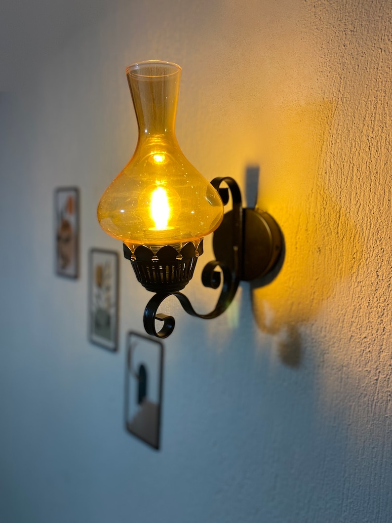 Gas Lantern Style Sconce Nostalgia Wall Sconce Gas Lamp - Etsy