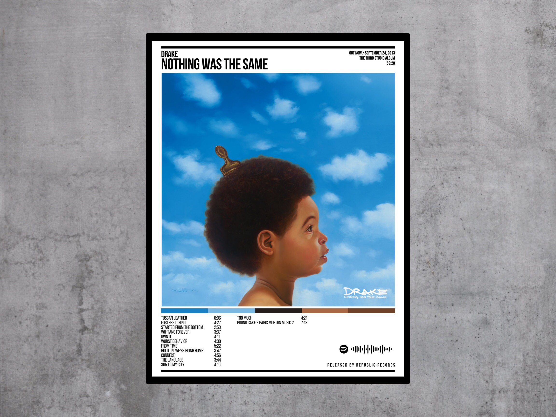 Nothing Was The Same Cover Art Without Drake