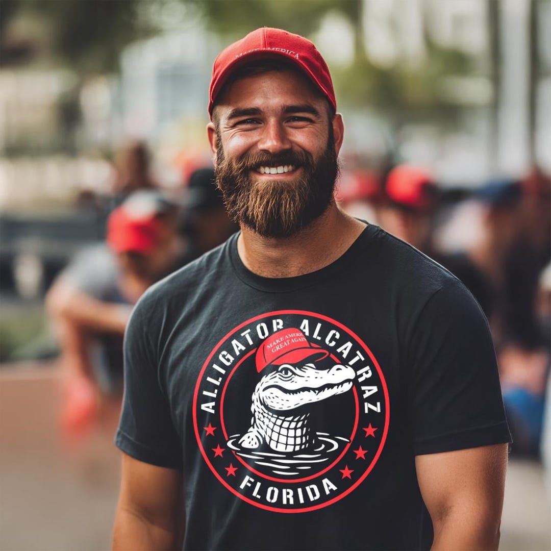 Alligator Alcatraz Shirt – MAGA Patriotic Tee for Trump Supporters - Etsy