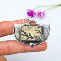 Natural Stone Pendant - Etsy