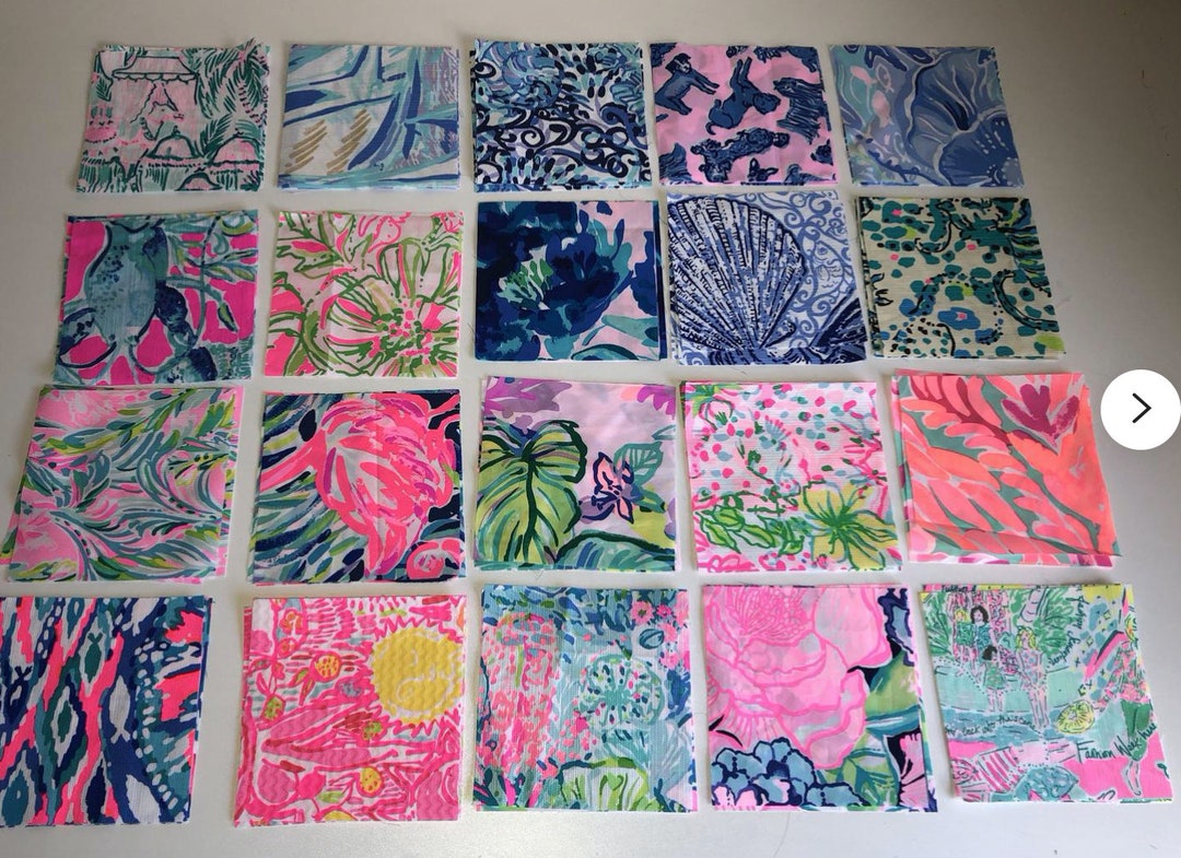 Preppy Authentic Fabric Squares 5x5 Randomly Chosen 10 to 100 - Etsy