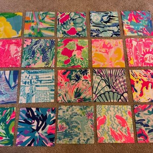 Preppy Authentic Fabric Squares 5x5 Randomly Chosen 10 to 100 - Etsy