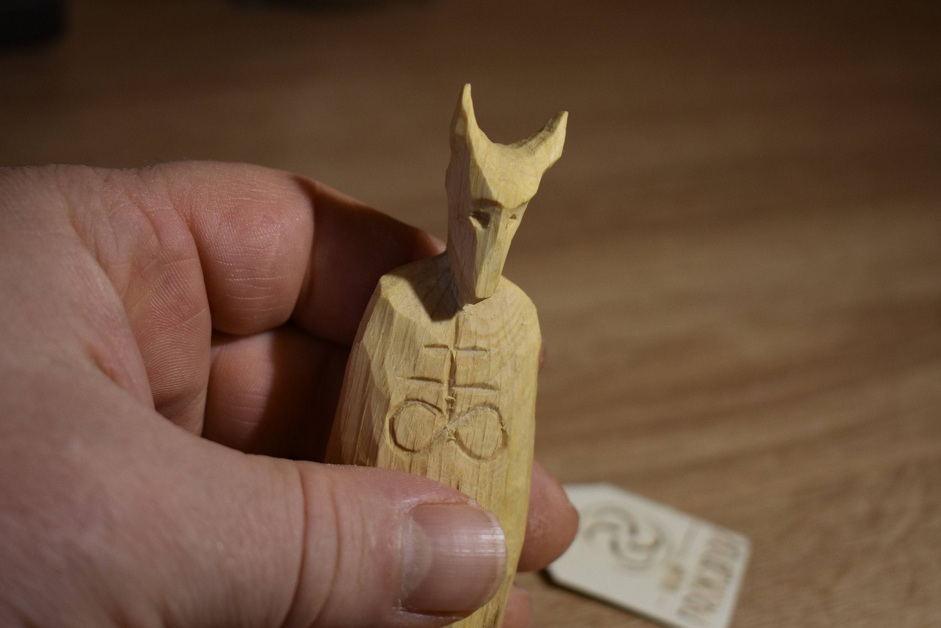 Lucifer Horned God Idol Antlered God Occult Figurine Primitive ...
