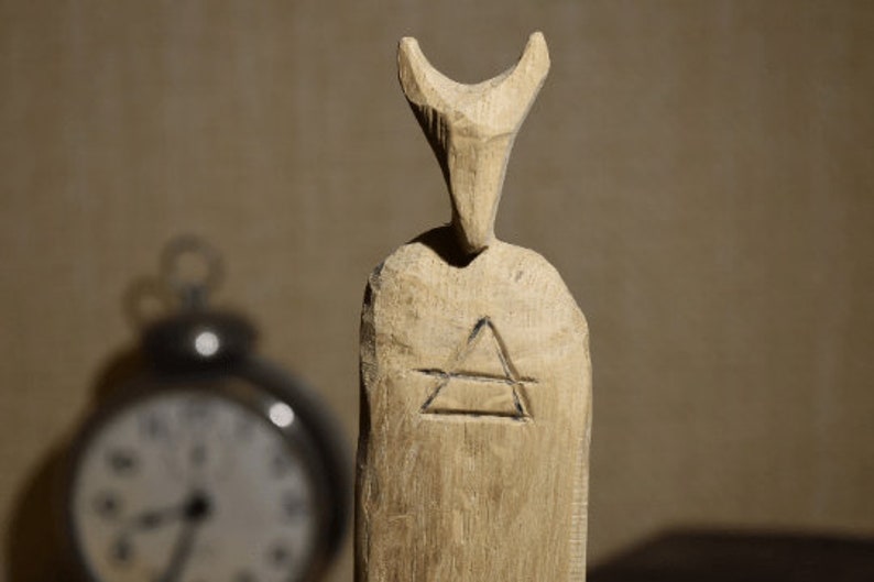 Azazel Altar Figurine Horned God Idol Antlered God Occult Figurine ...